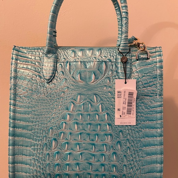 Brahmin | Bags | Brahmin Melbourne Collection Large Caroline Dusty Blue ...